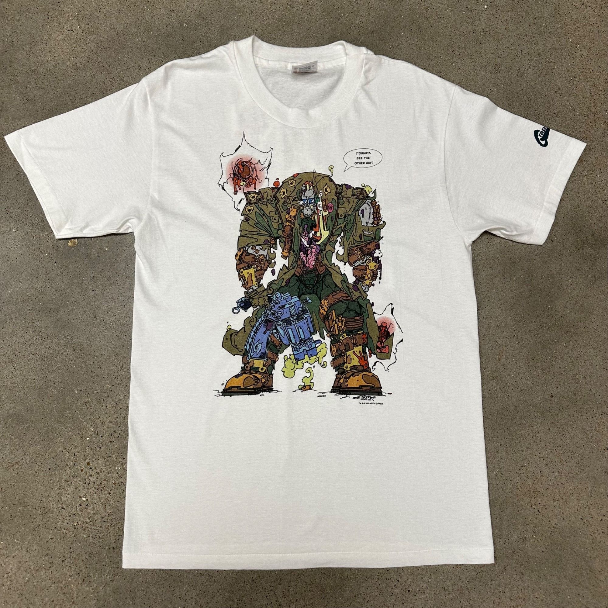 Vintage Vintage 1993 Keith Giffen Comic Art Front & Back Shirt | Grailed