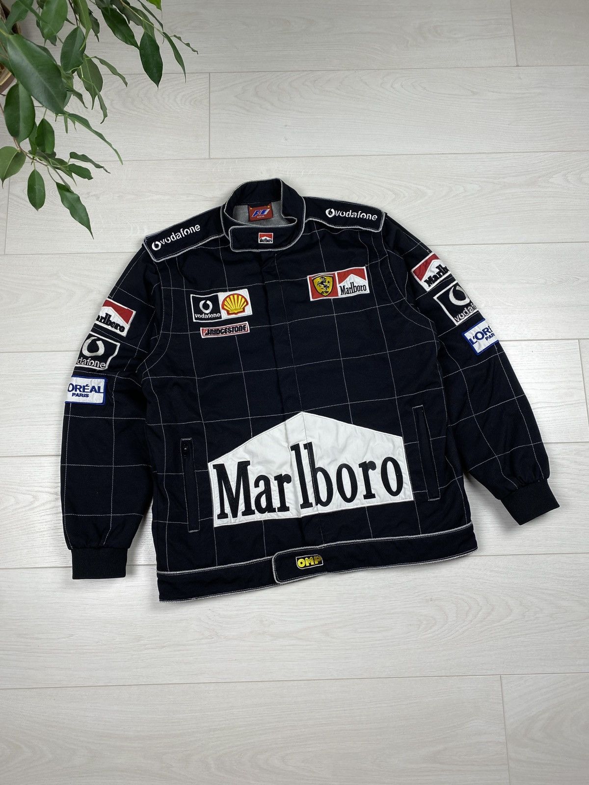 Marlboro Marlboro Vintage Racing Moto Jacket F1 Ferrari Vodafone | Grailed