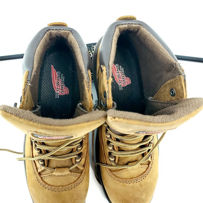 Red Wing Red Wing 2327 Leather Lace Up Mid Steel Toe Waterproof Boots ...