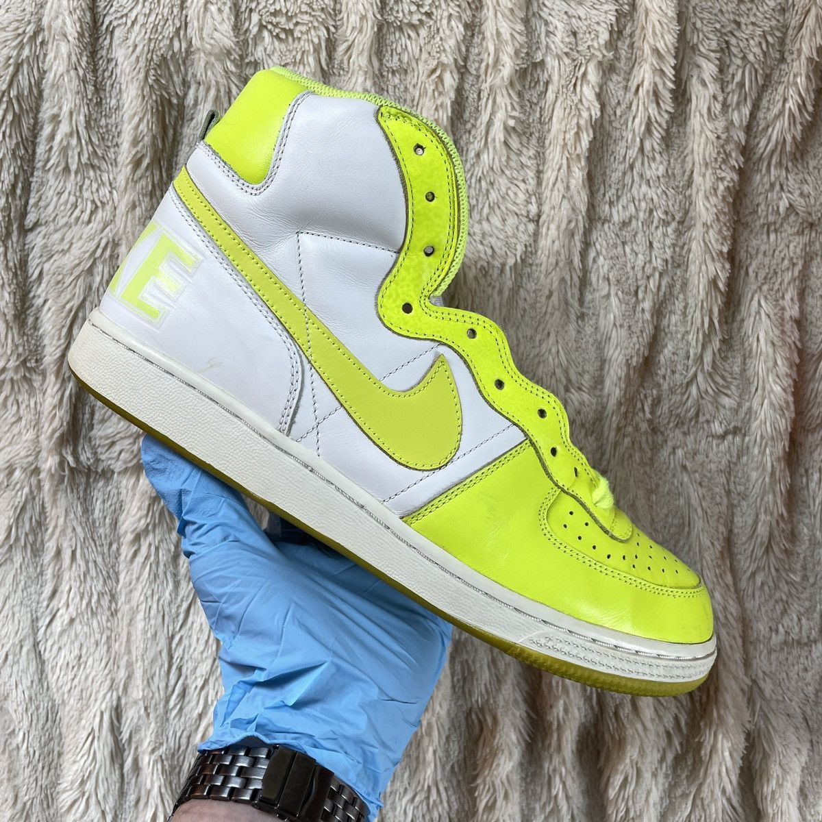 Nike VINTAGE NIKE TERMINATOR HIGH NEON VOLT flom tz futura | Grailed