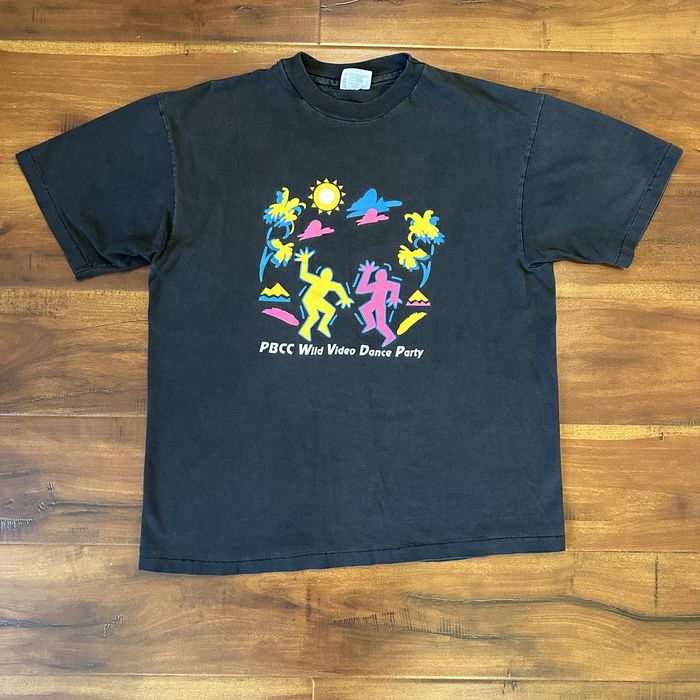 Vintage PBC Keith Haring Wild Video Dance Party Single Stitch Art | Grailed