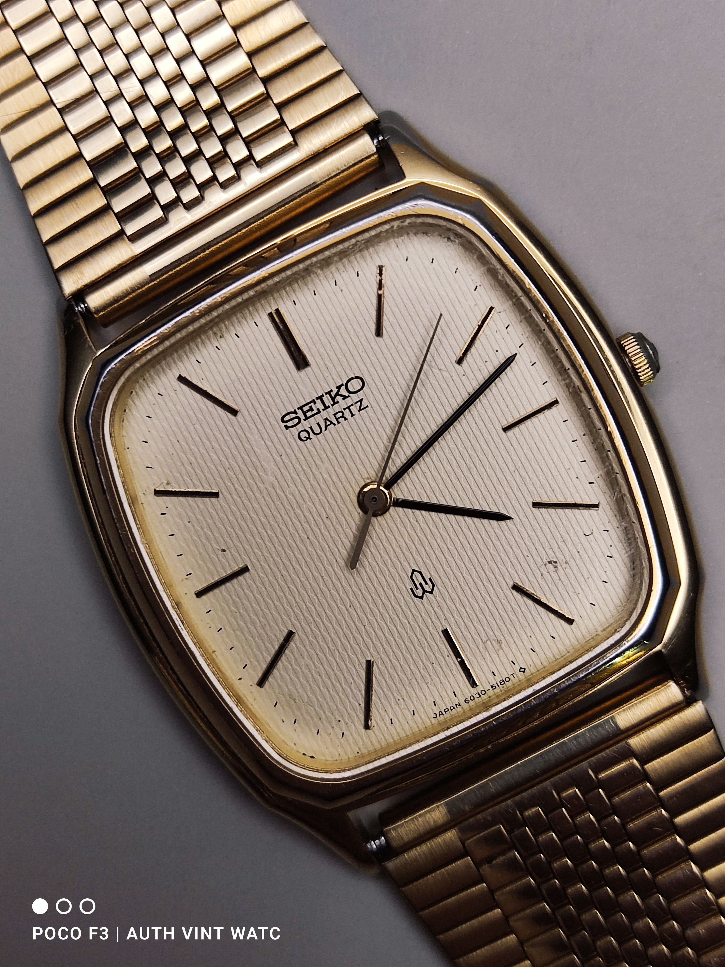 Seiko × Vintage Authentic Vintage Seiko Quartz Gold 6030-5190 Men | Grailed