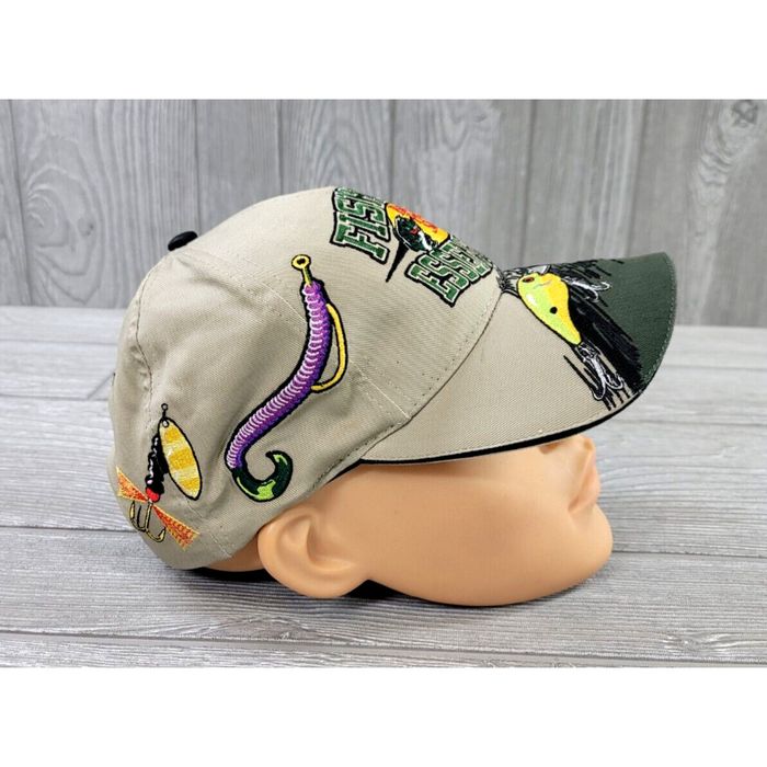 Bass Pro Shops Vintage Bass Pro Shop Raised Embroidered Lures Fishing ...