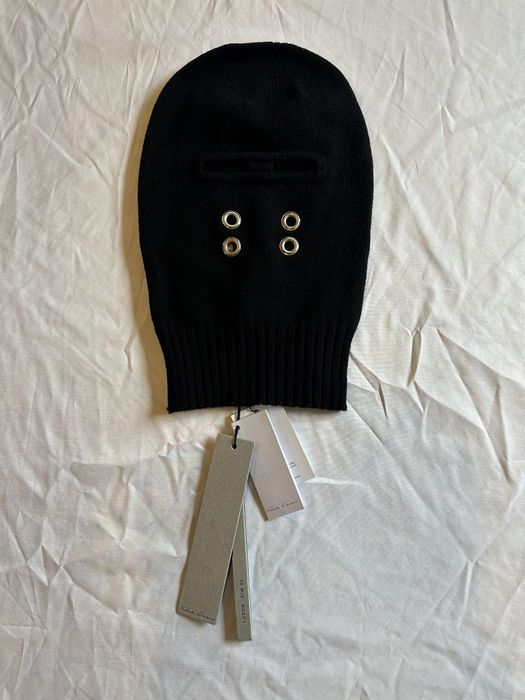 Rick Owens Rick Owens Luxor Black Gimp 4 Eyelet Hole Mask | Grailed