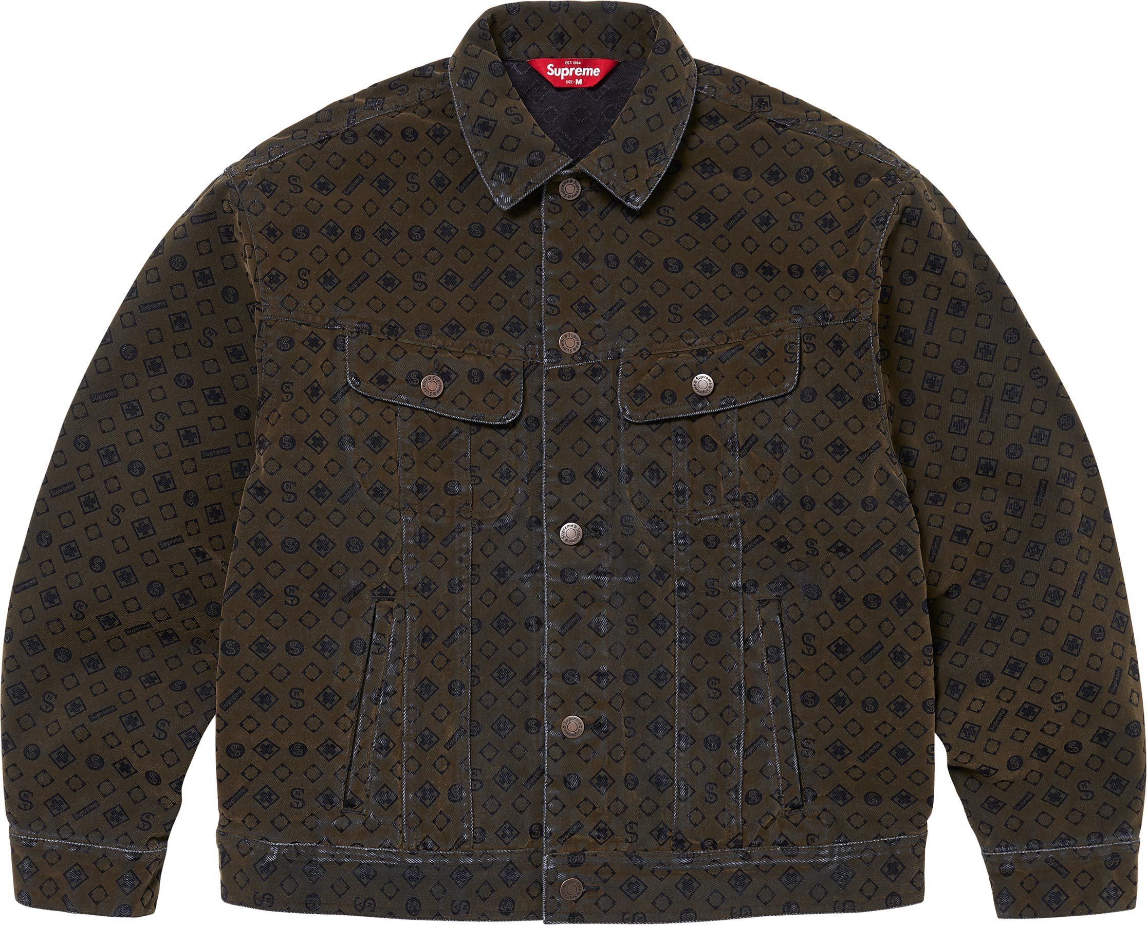 Supreme FLOCKED DENIM TRUCKER JACKET | Grailed
