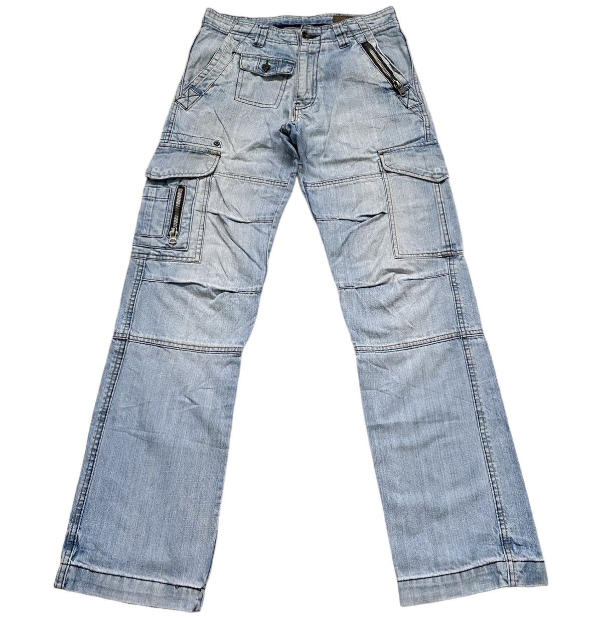 Vintage Vintage Sicko Nineteen Denim Cargo Pants | Grailed