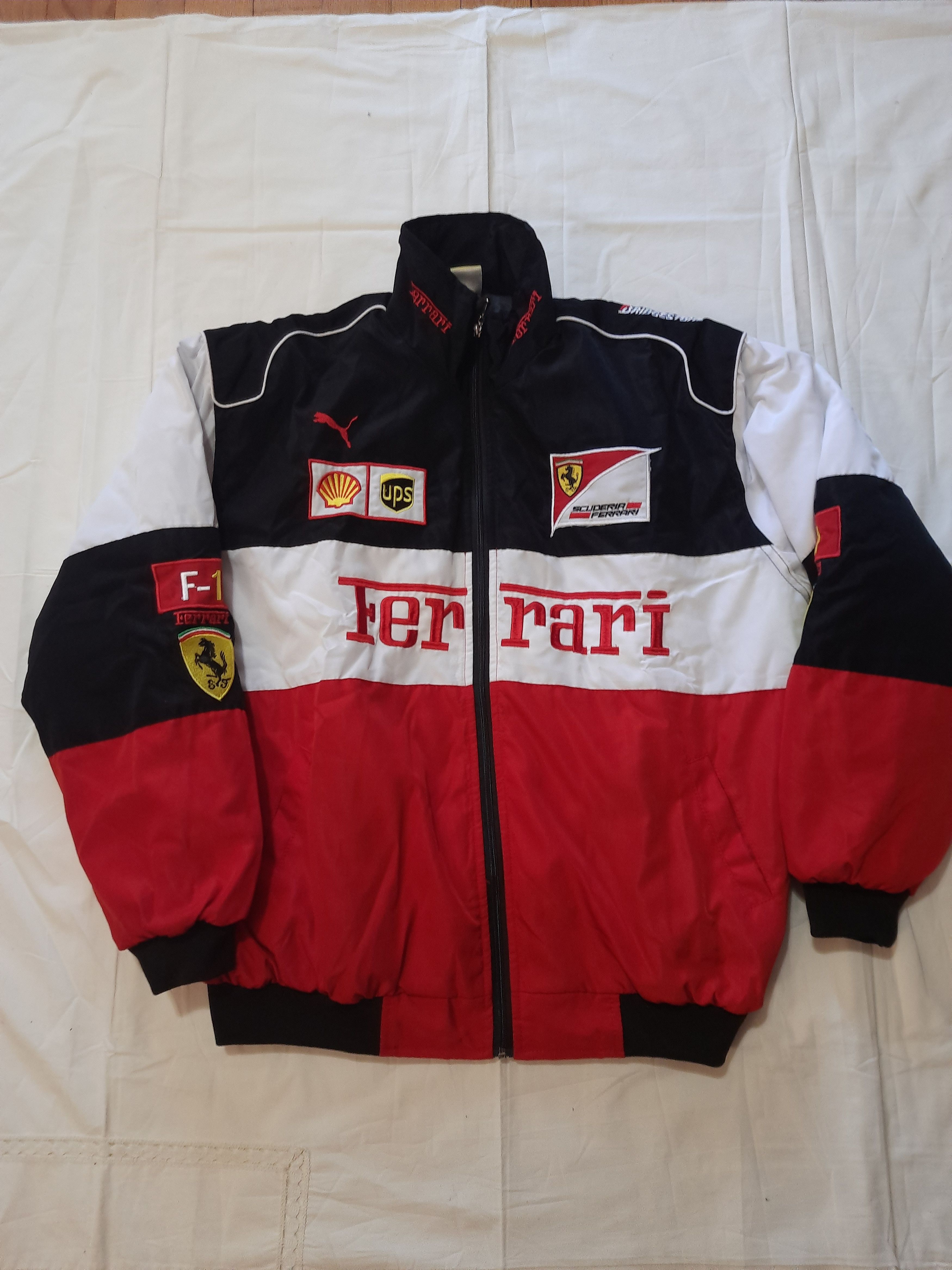 Ferrari × Formula 1 × Racing Ferrari Formula One Racing Jacket Bomber ...