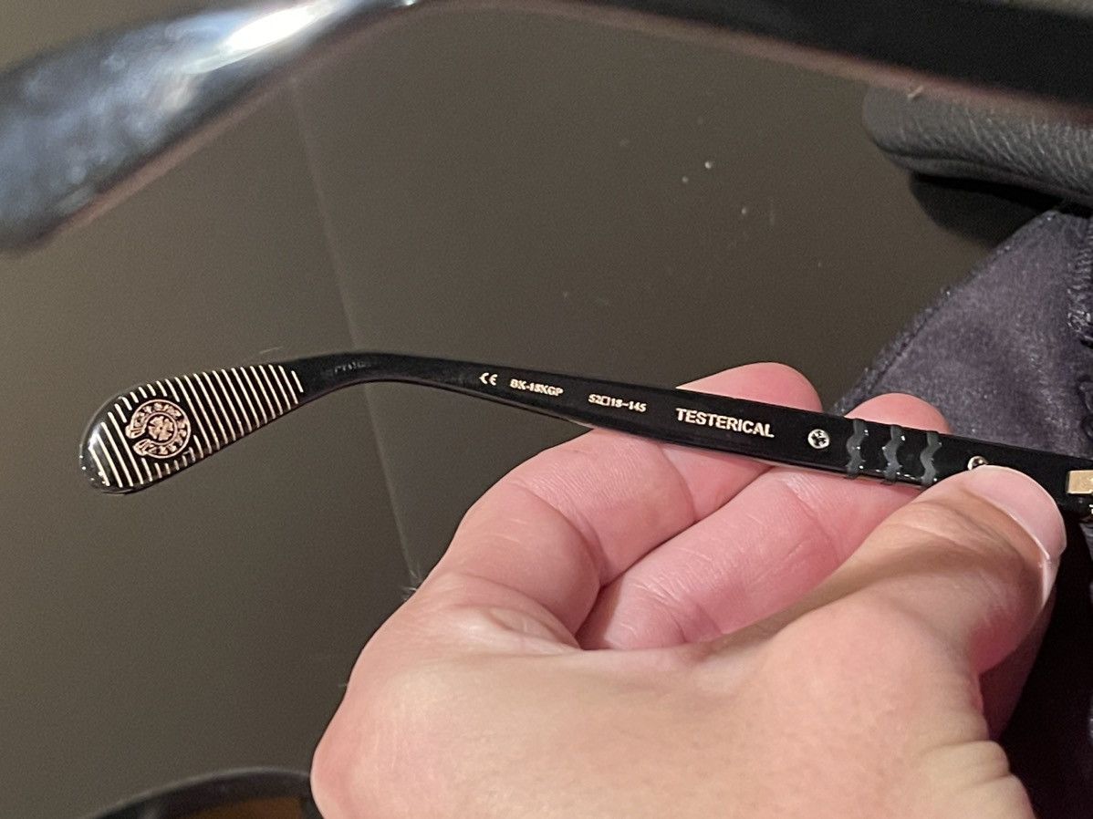 Chrome Hearts 18K Gold Testerical Glasses | Grailed