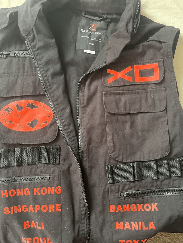 The Weeknd × XO The Weeknd XO Asia Tour Ranger Vest Black 2018 | Grailed