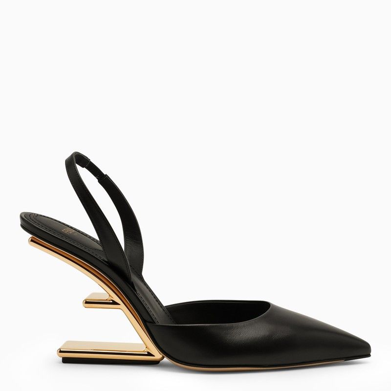 Fendi Fendi Fendi First Slingbacks Black | Grailed