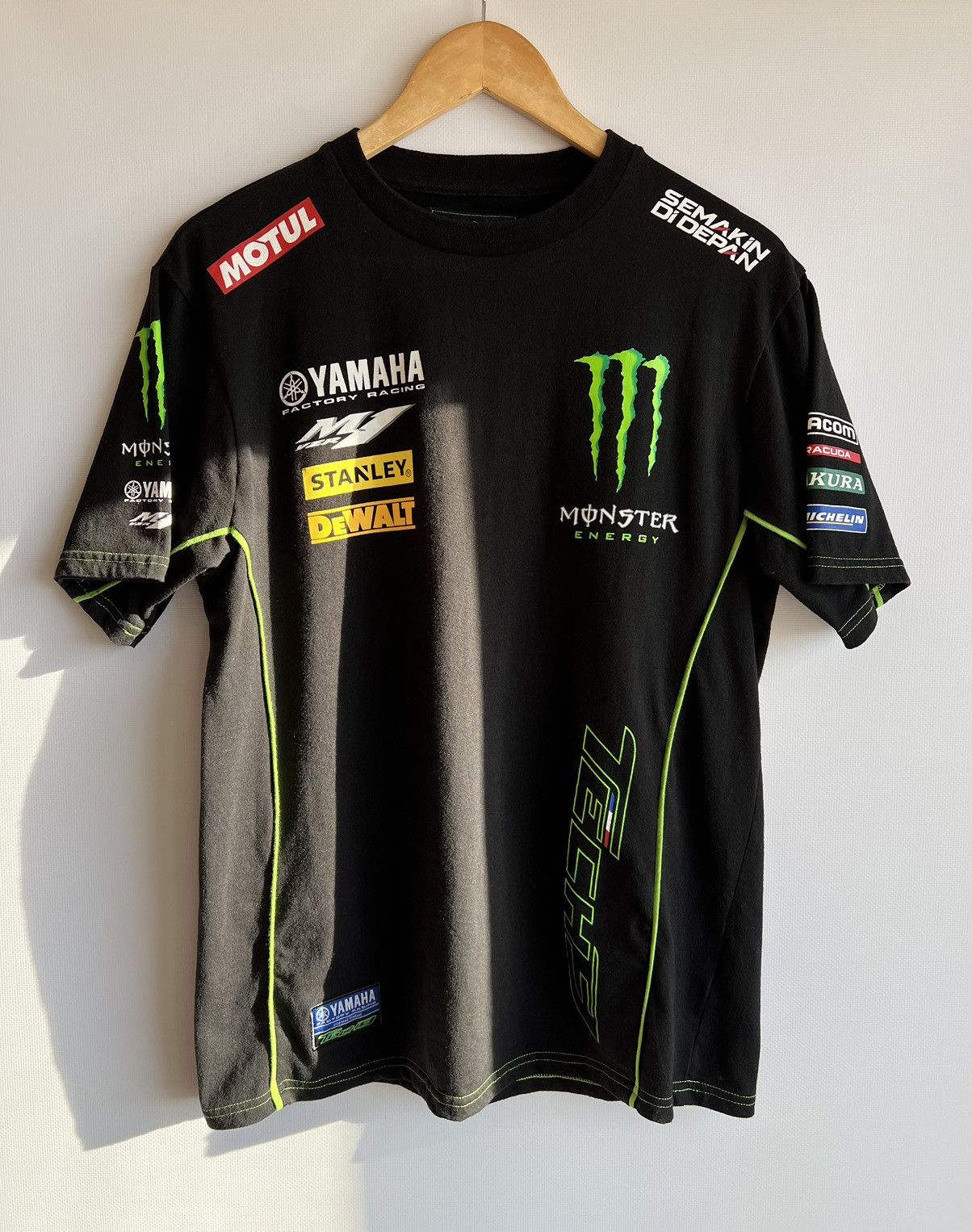 Vintage Yamaha Monster Energy Tech3 Moto Racing Tee Shirt | Grailed
