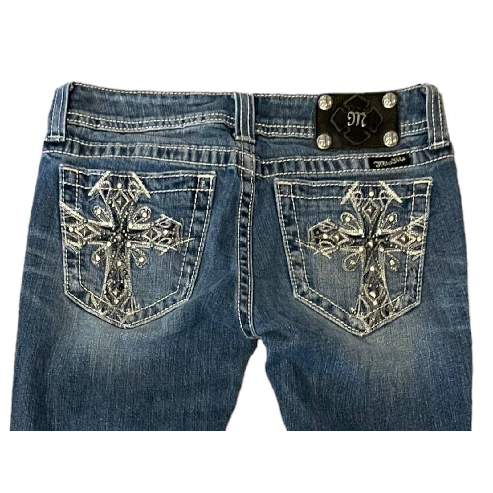 Miss Me Miss Me Bootcut Jeans Size 27 x 34 Low Rise Medium Wash | Grailed