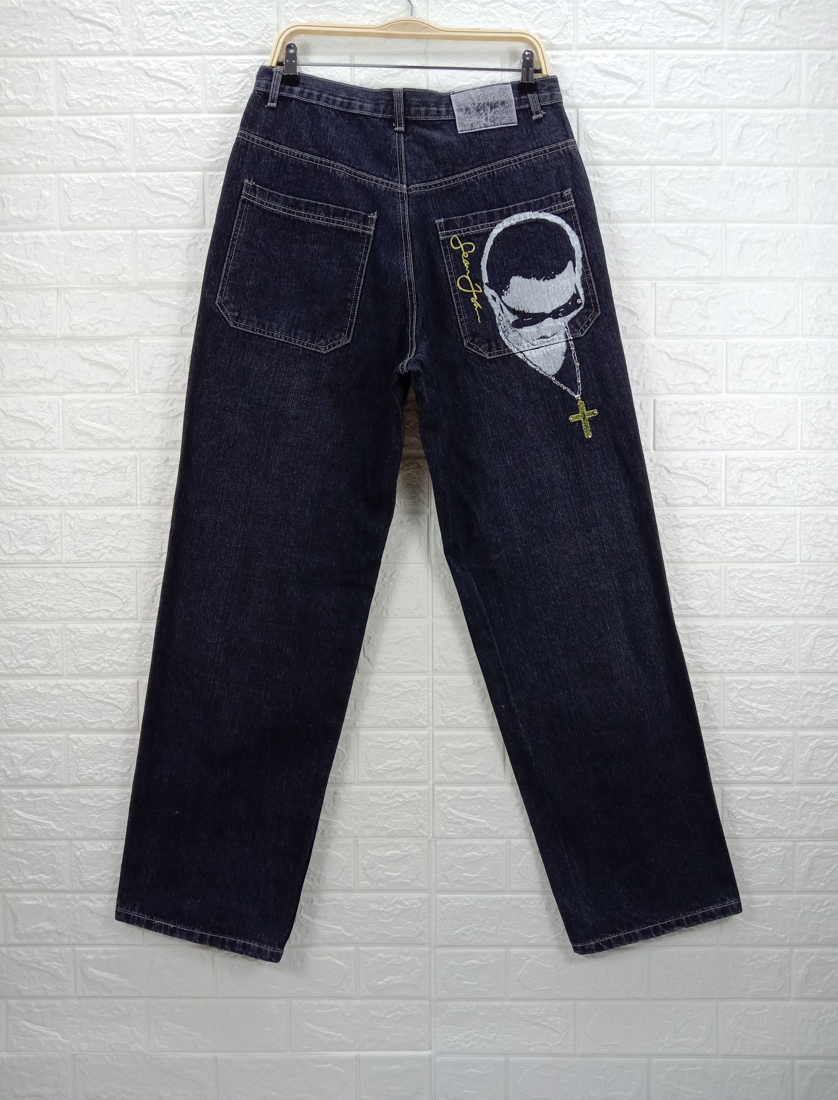 Vintage Sean John “Puff Diddy American Rapper Face” Wide Baggy Jeans ...