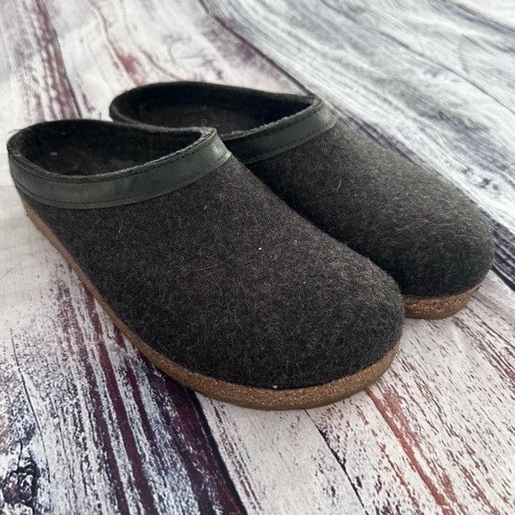 Haflinger Haflinger Gray Wool Clogs | Size 42 | Grailed