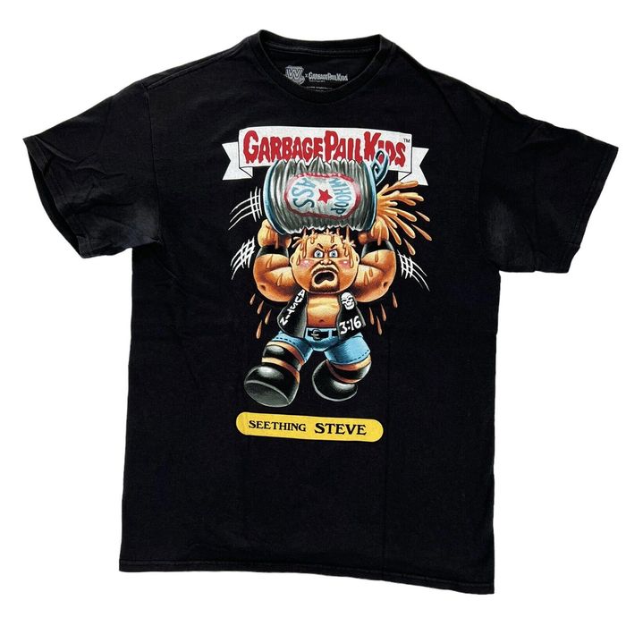 Ripple Junction Garbage Pail Kids WWE Stone Cold “Seething Steve" Black ...