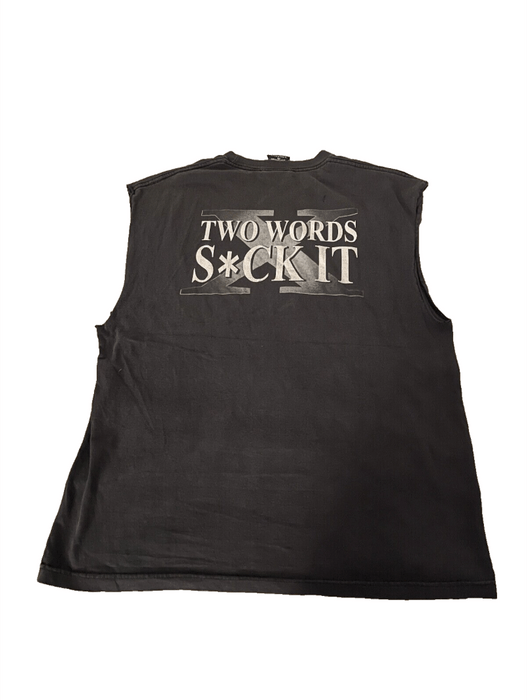 Wwe Vintage WWE D-Generation X Two Words Suck It DX Cutoff Tee | Grailed