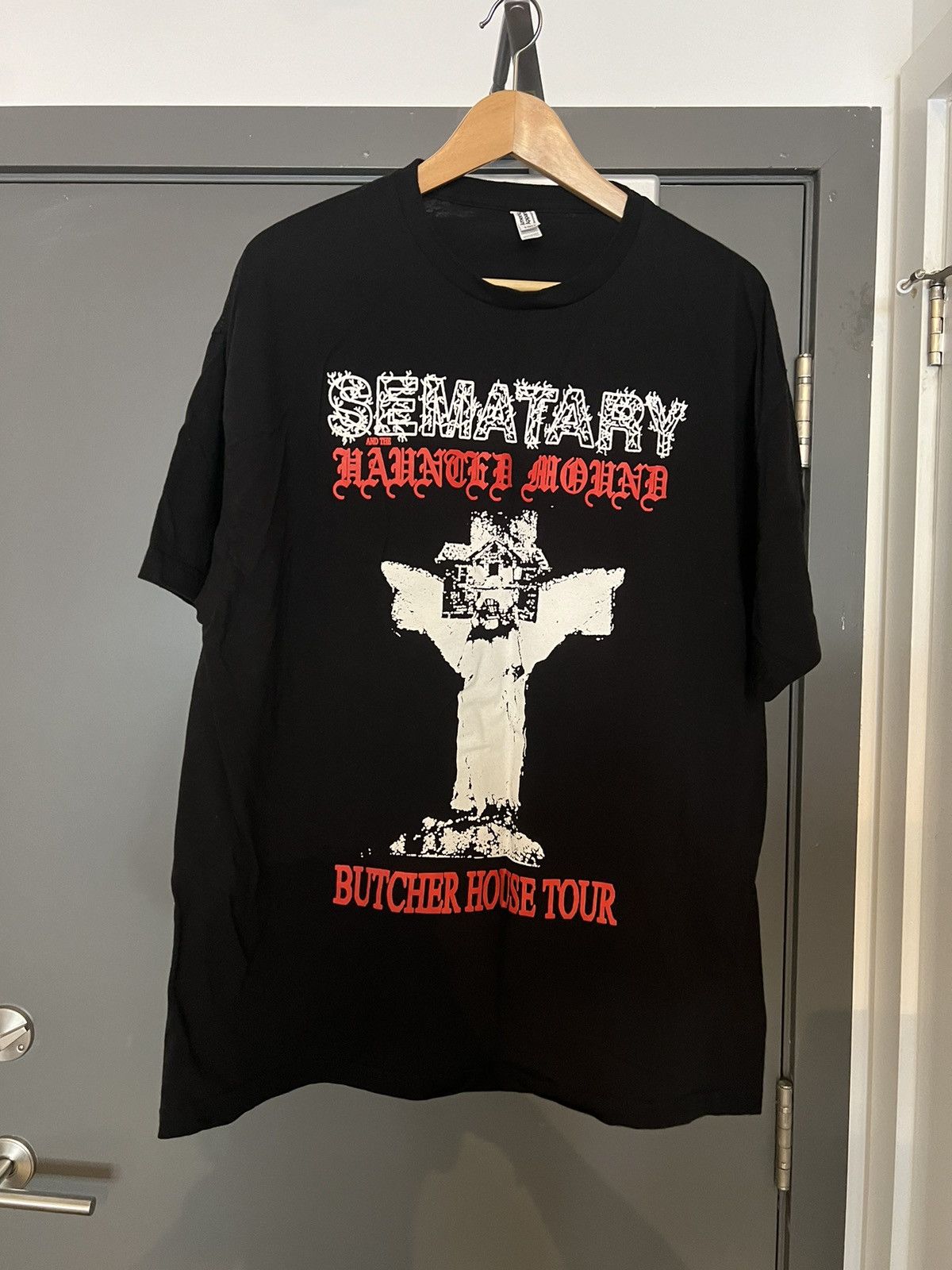 Drain Gang Sematary Butcher House Tour T-Shirt Black | Grailed