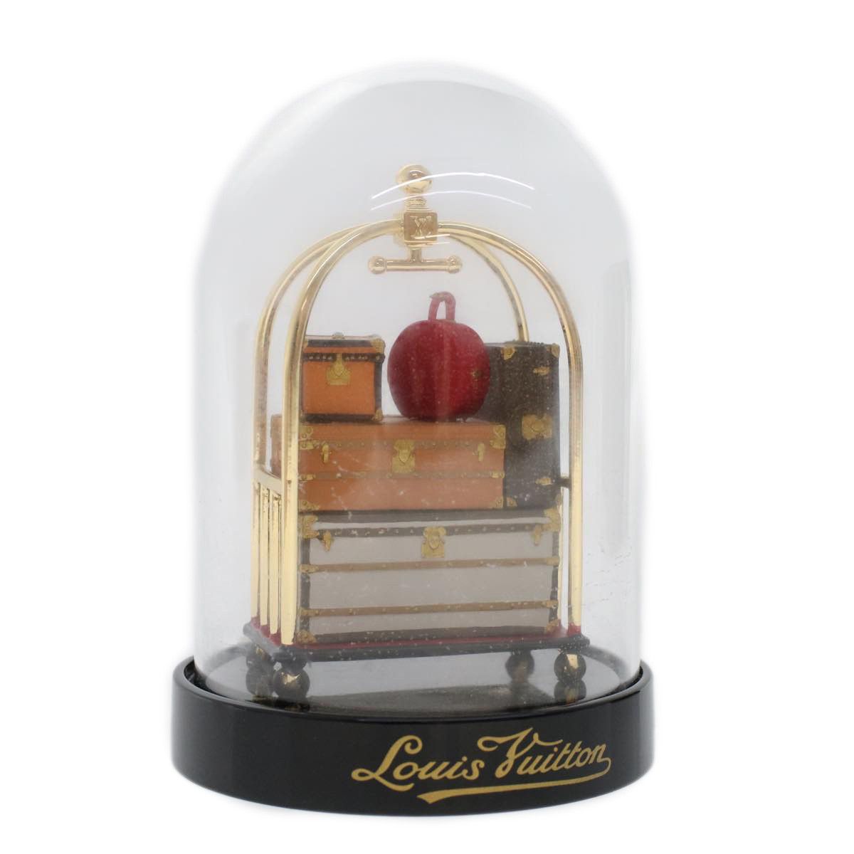 Louis Vuitton LOUIS VUITTON Baggage Cart Snow Globe Clear LV Auth ...