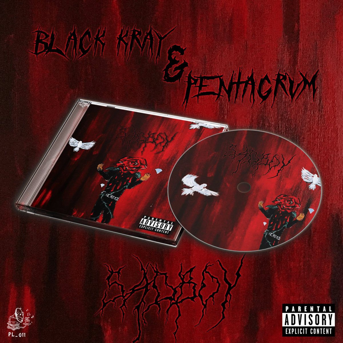 Drain Gang BLACK KRAY AKA SICKBOYRARI & PENTAGRVM - SADBOY CD | Grailed
