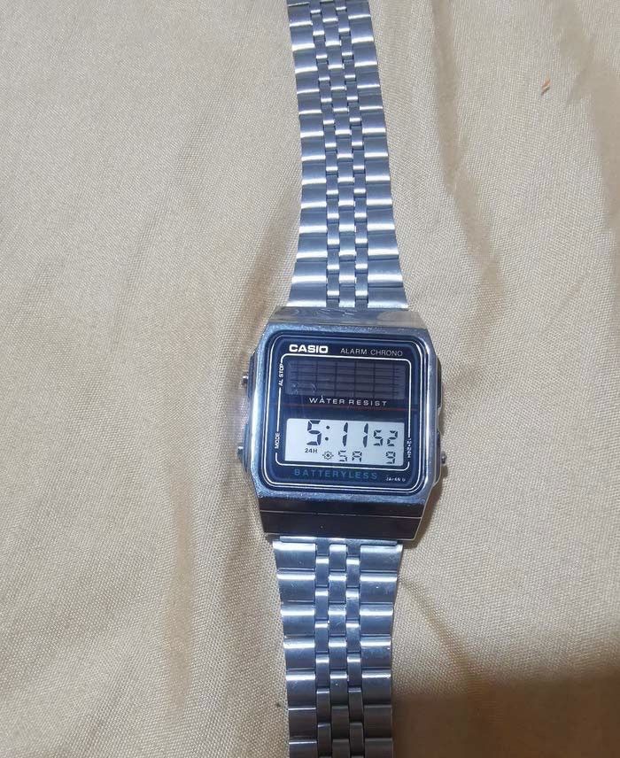 Casio × Japanese Brand × Vintage Vintage Casio Solar Batteryless Japan ...