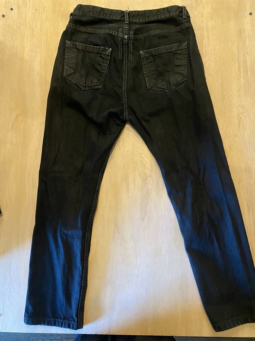 Rick Owens Rick Owens Torrance Cut Wax Denim | Grailed