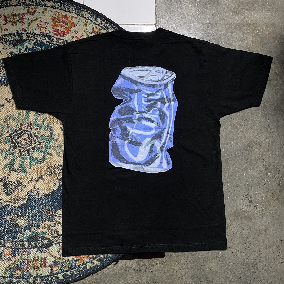 Stussy STUSSY SODA CAN TEE-BLACK | Grailed