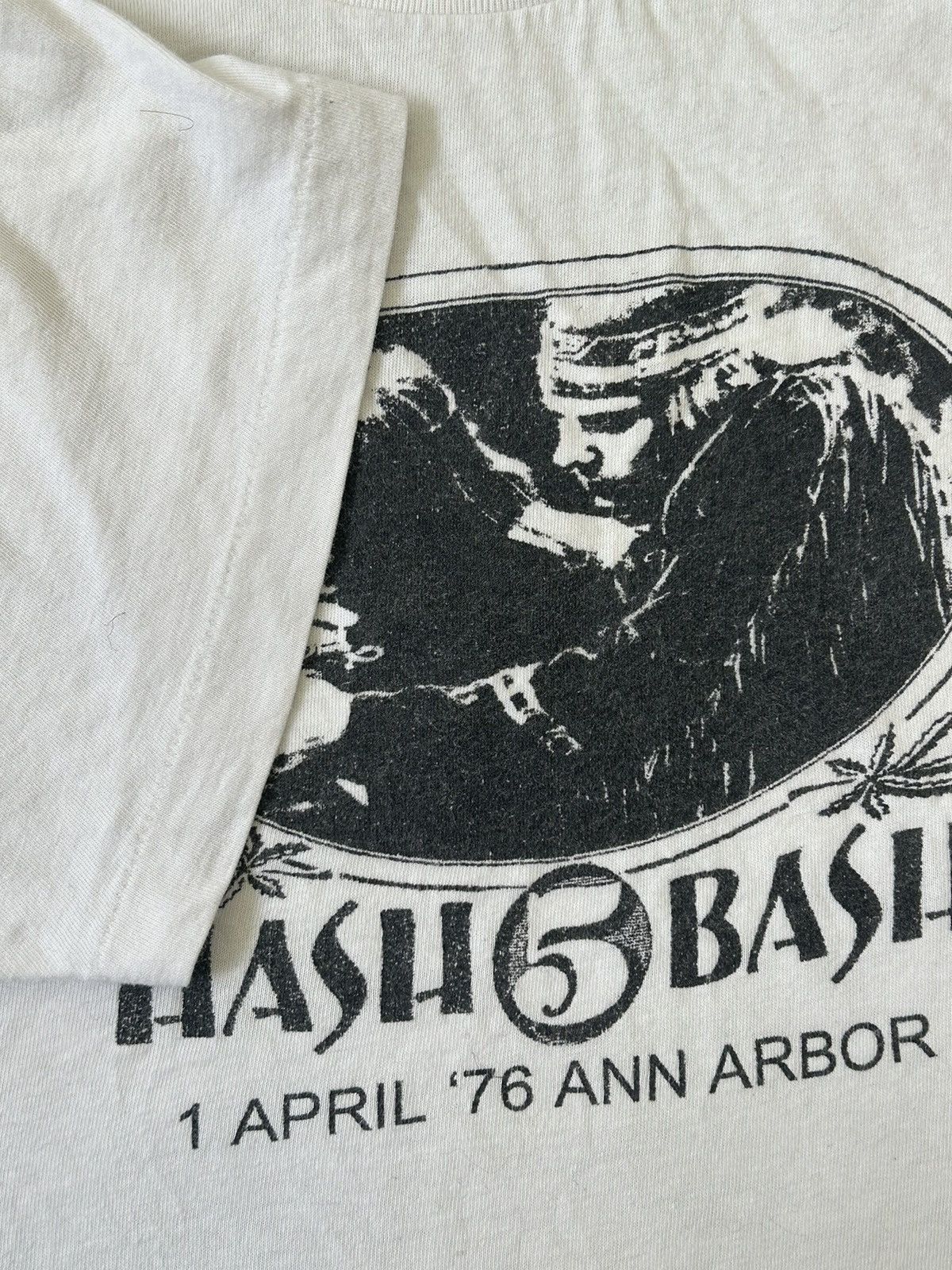 Vintage Vintage 1976 Hash Bash Ann Arbor Weed T Shirt | Grailed