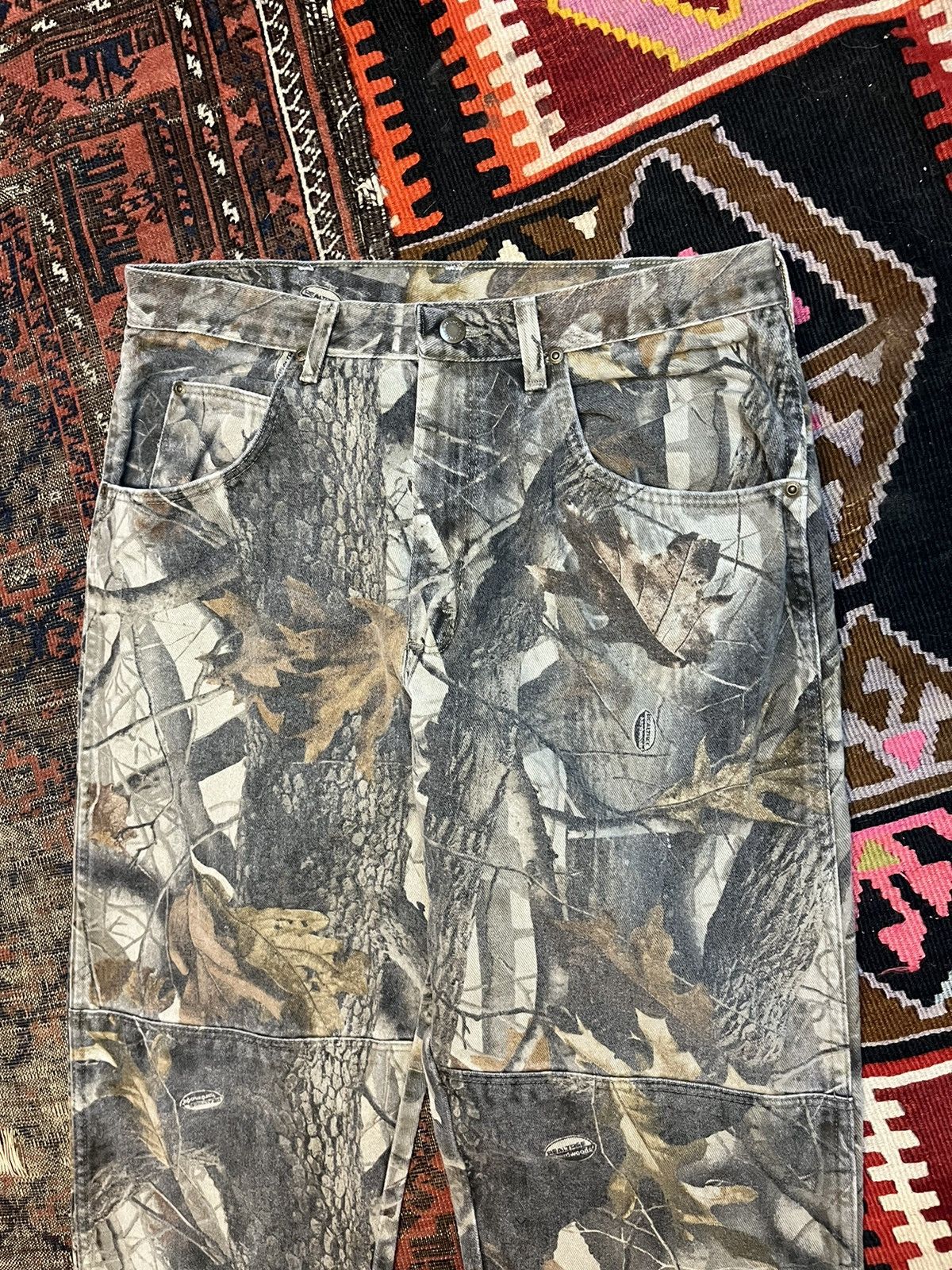Vintage Vintage realtree wrangler double knee denim jeans | Grailed