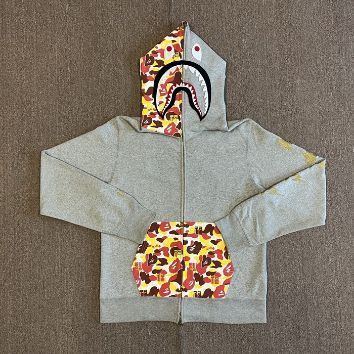Bape Bape Store BeiJing 5th Anniversary Shark Zip Up Hoodie | Grailed