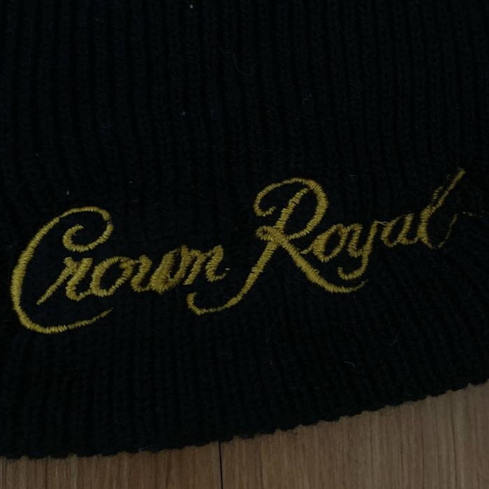 Crown Cap Crown Royal Black Beanie | Grailed
