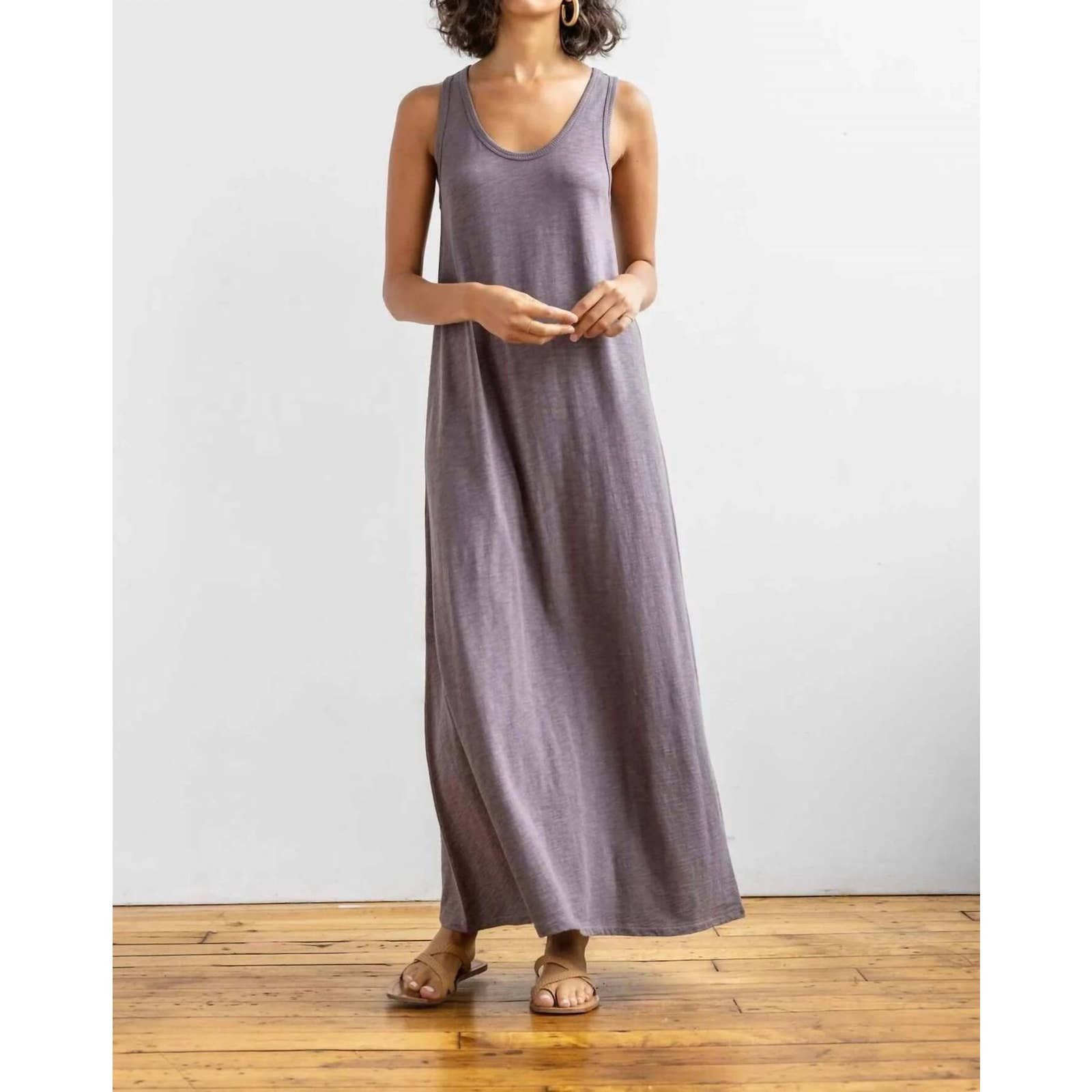 Lilla P Maxi Tank Dress In Pewter | Grailed