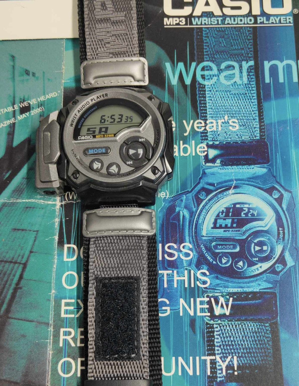 Japanese Brand × Vintage Rare Vintage CASIO WMP-1 Audio Player Digital ...