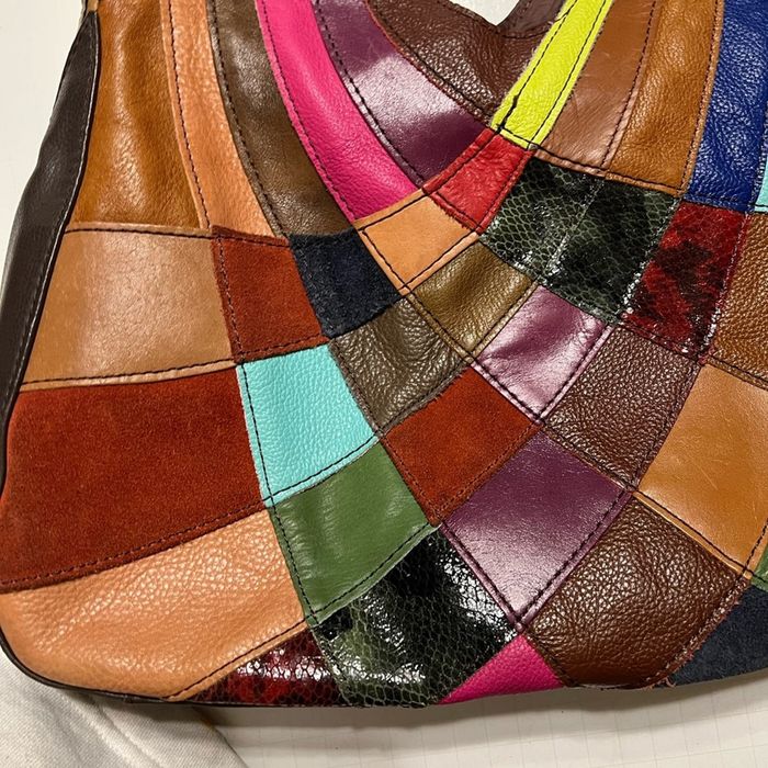 Wilsons Leather WILSON LEATHER patchwork satchel bag | Grailed