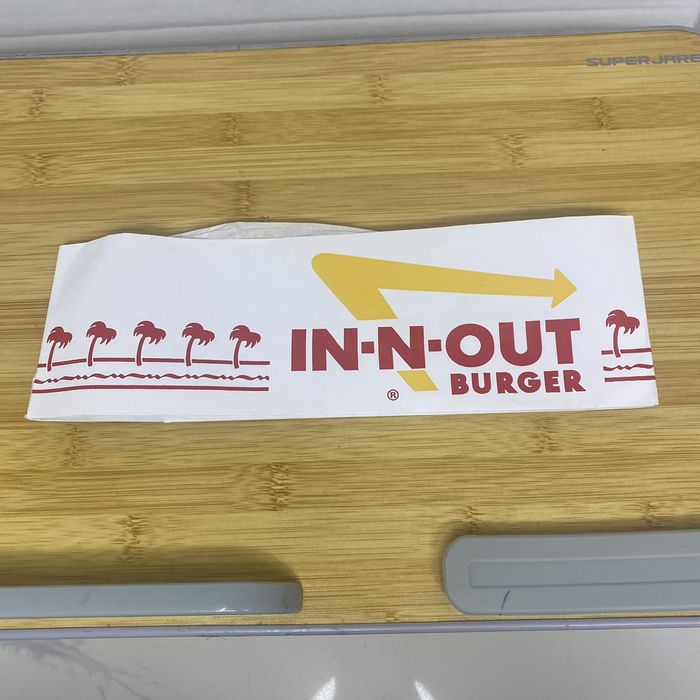 In N Out BRAND NEW IN -N -OUT BURGER Paper hat 11" X 3". Hollywood ...