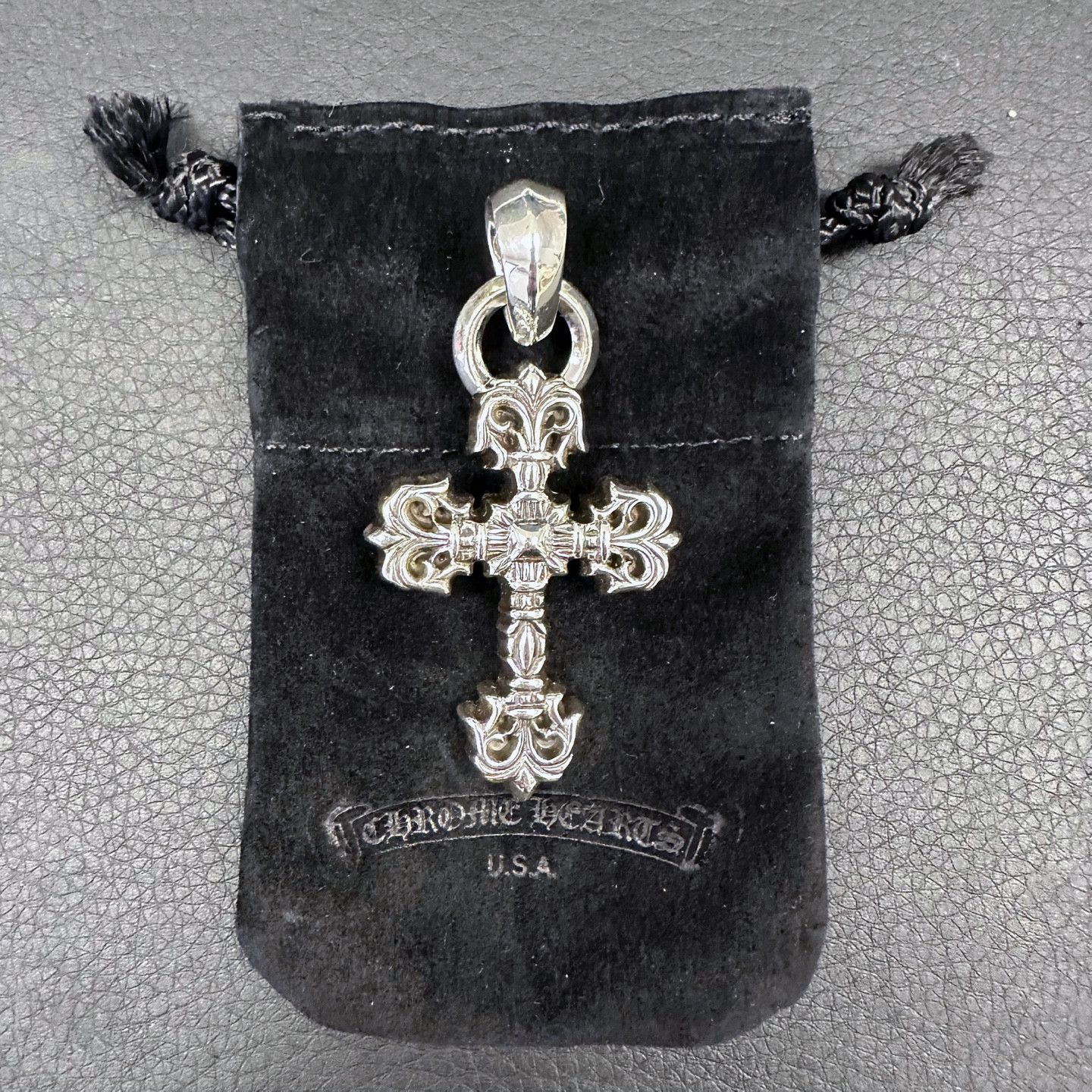 Chrome Hearts Filigree Cross Pendant with Bale | Grailed