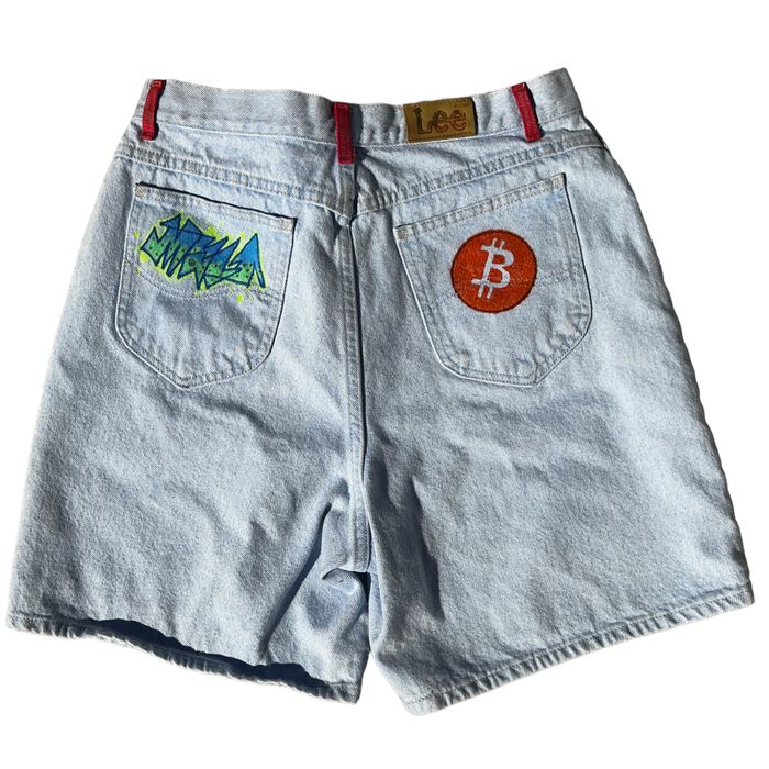 Custom Custom denim shorts | Grailed