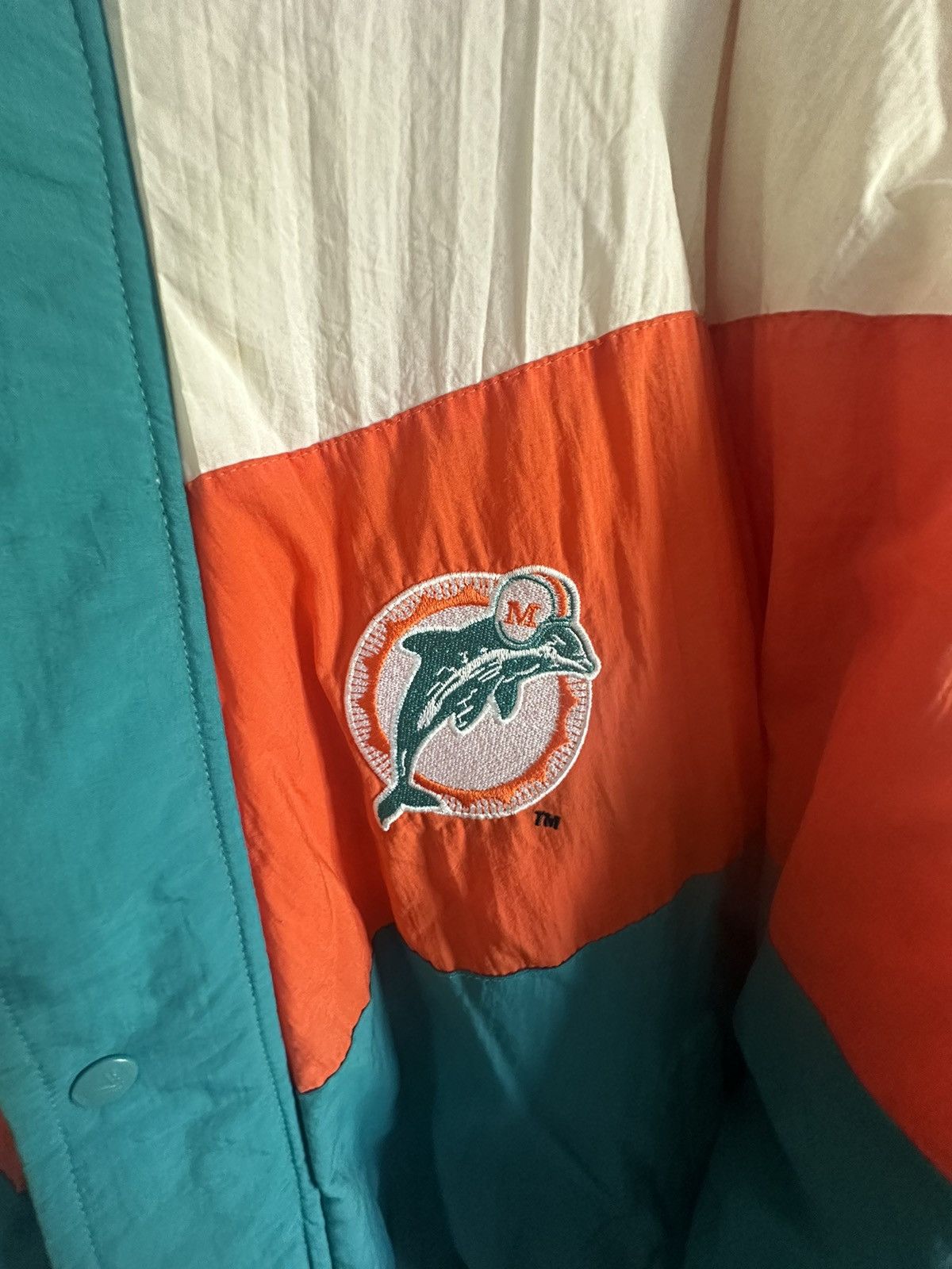 Logo 7 Early 90s Vintage Miami Dolphins Jacket | Grailed