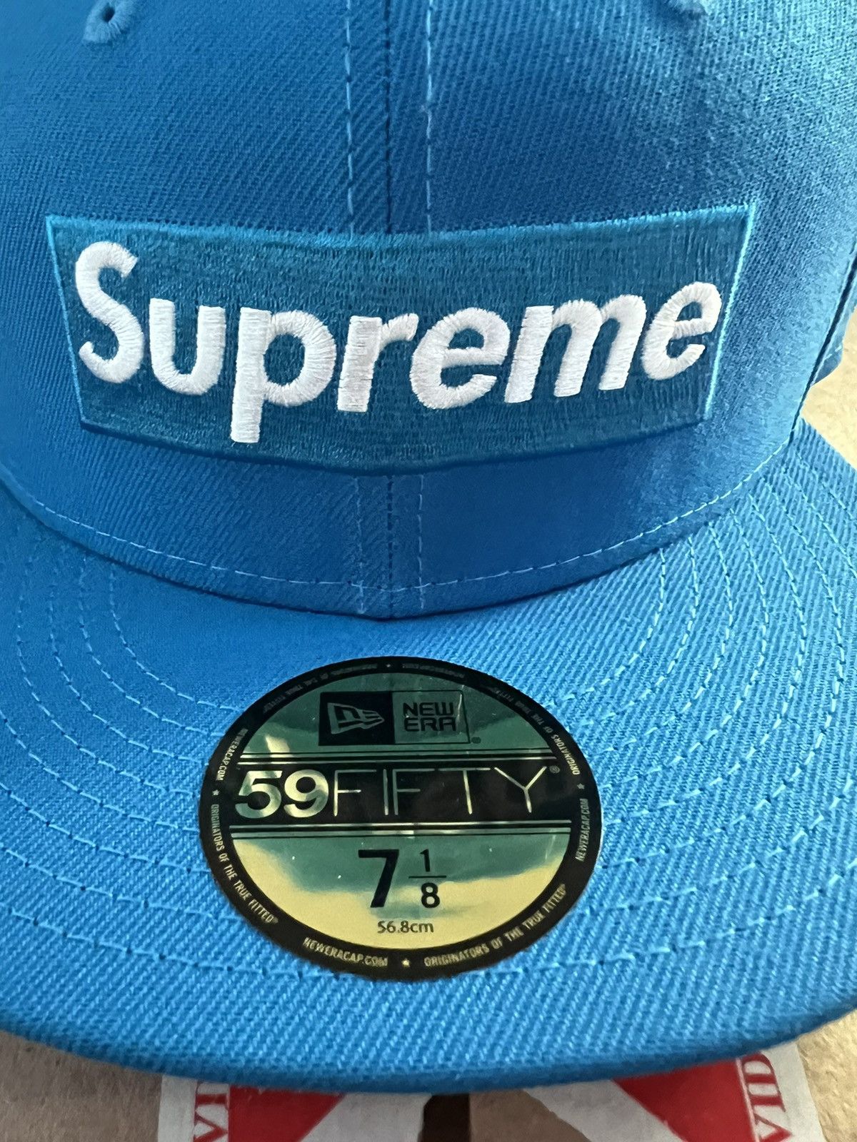 Supreme New Era Fitted 7 1/8 Sharpie Box Logo SS24 | Grailed