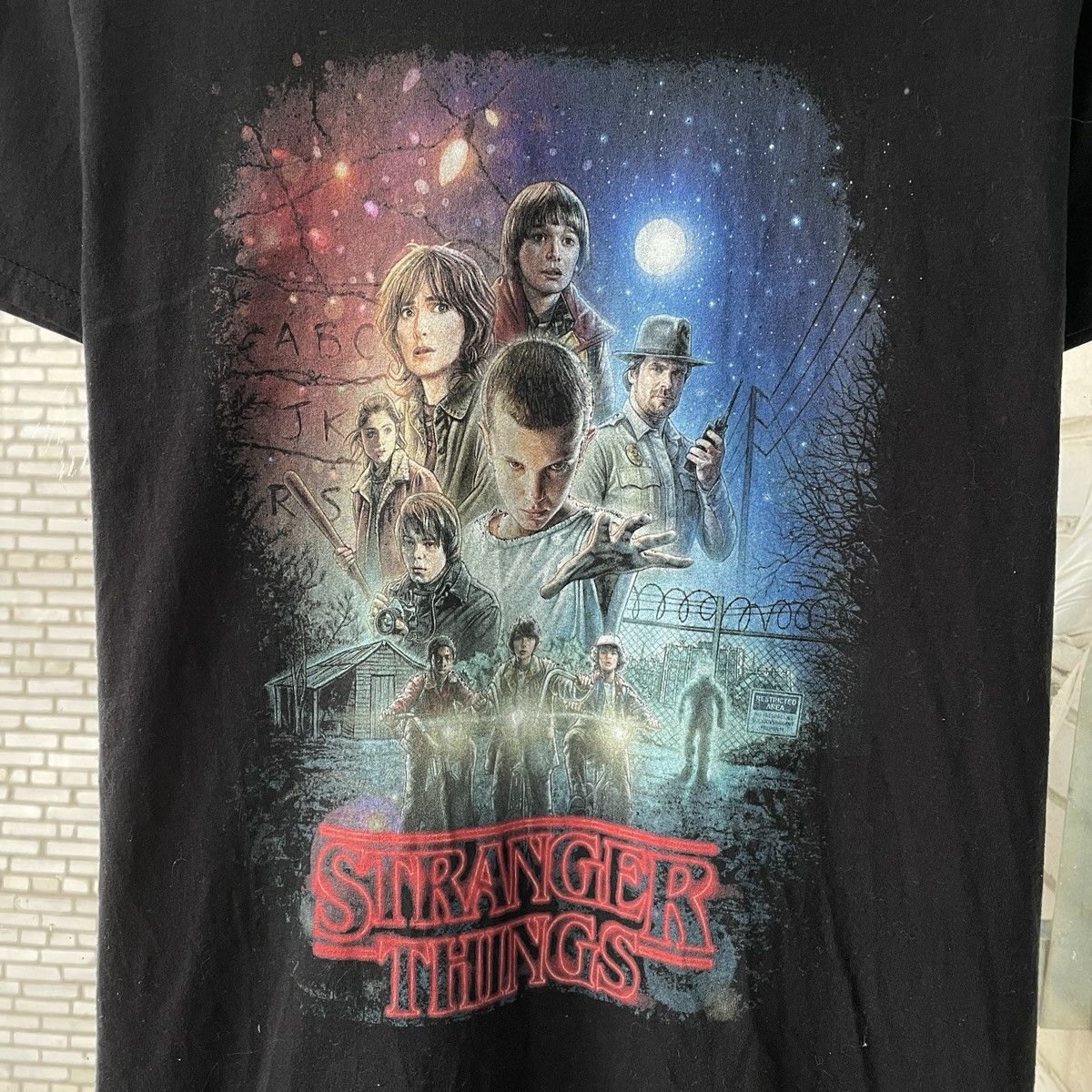 Movie × Streetwear × Vintage Stranger things first season poster logo ...