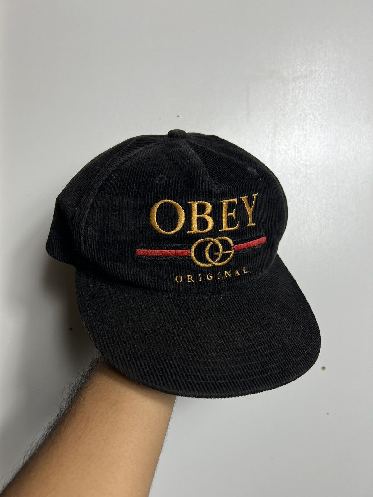 Vintage Obey Vintage Gucci Logo SnapBack Hat | Grailed