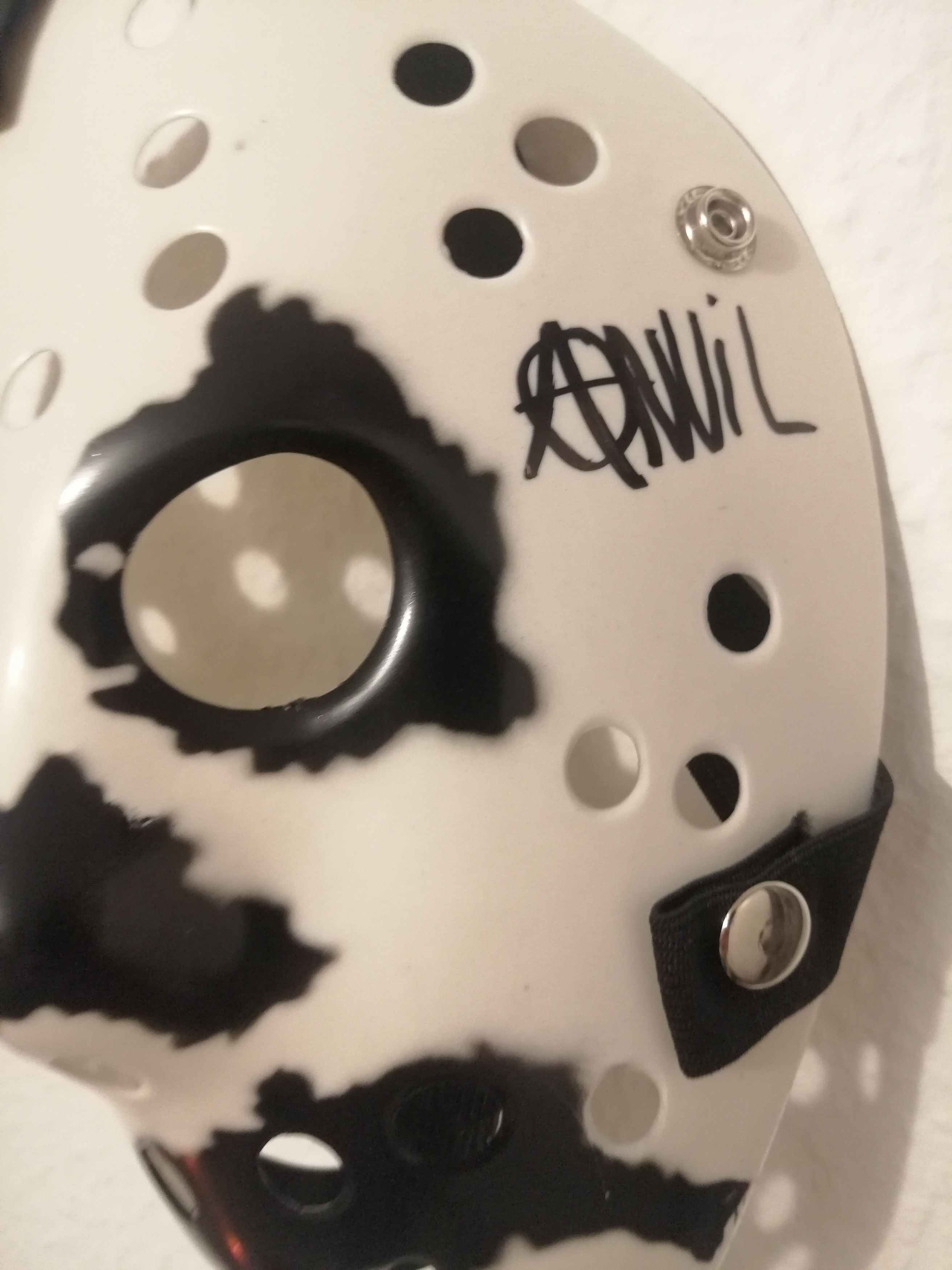 Drain Gang × Haunted Mound Haunted mound tour mask signed | Grailed