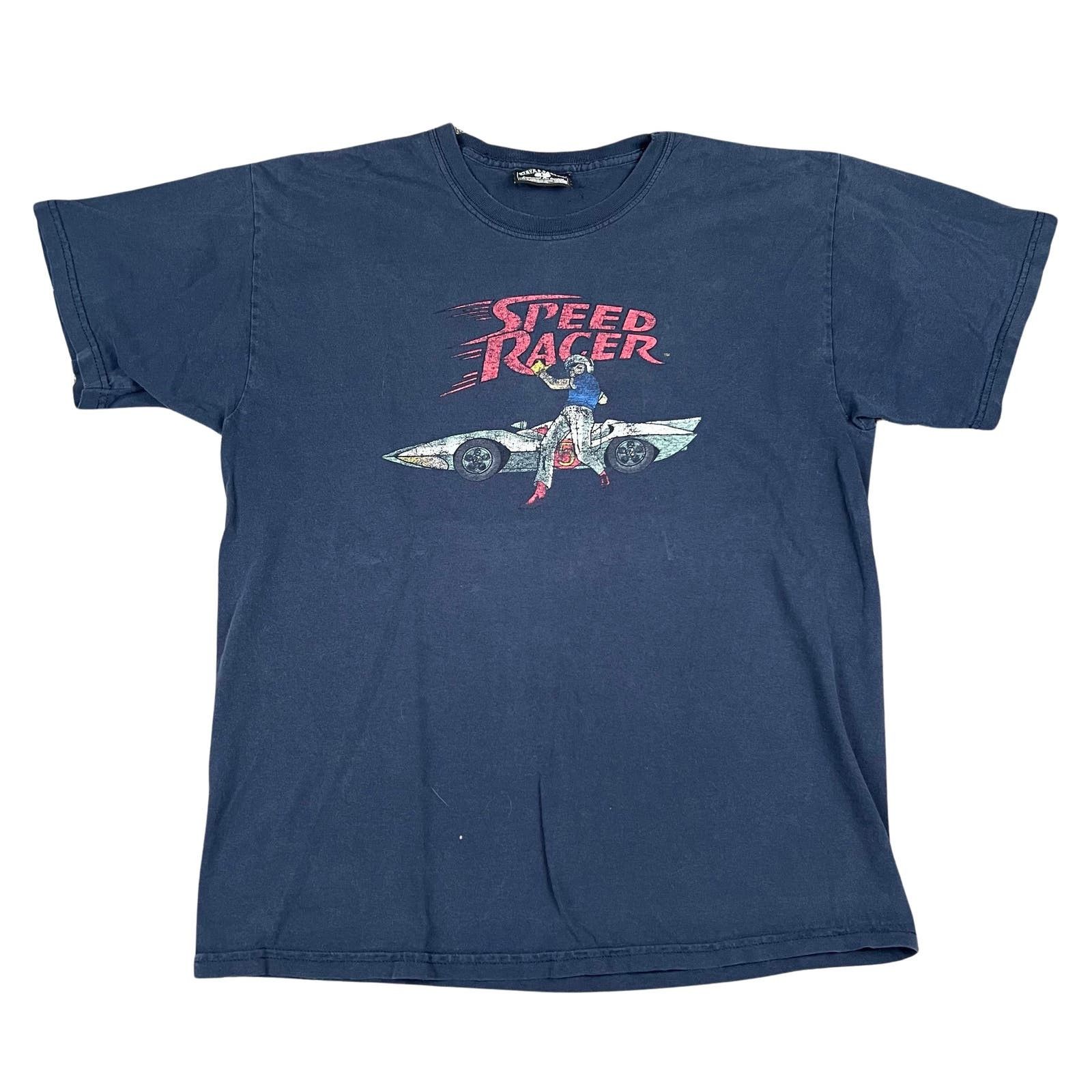 Vintage Vintage y2k speed racer blue graphic t shirt | Grailed