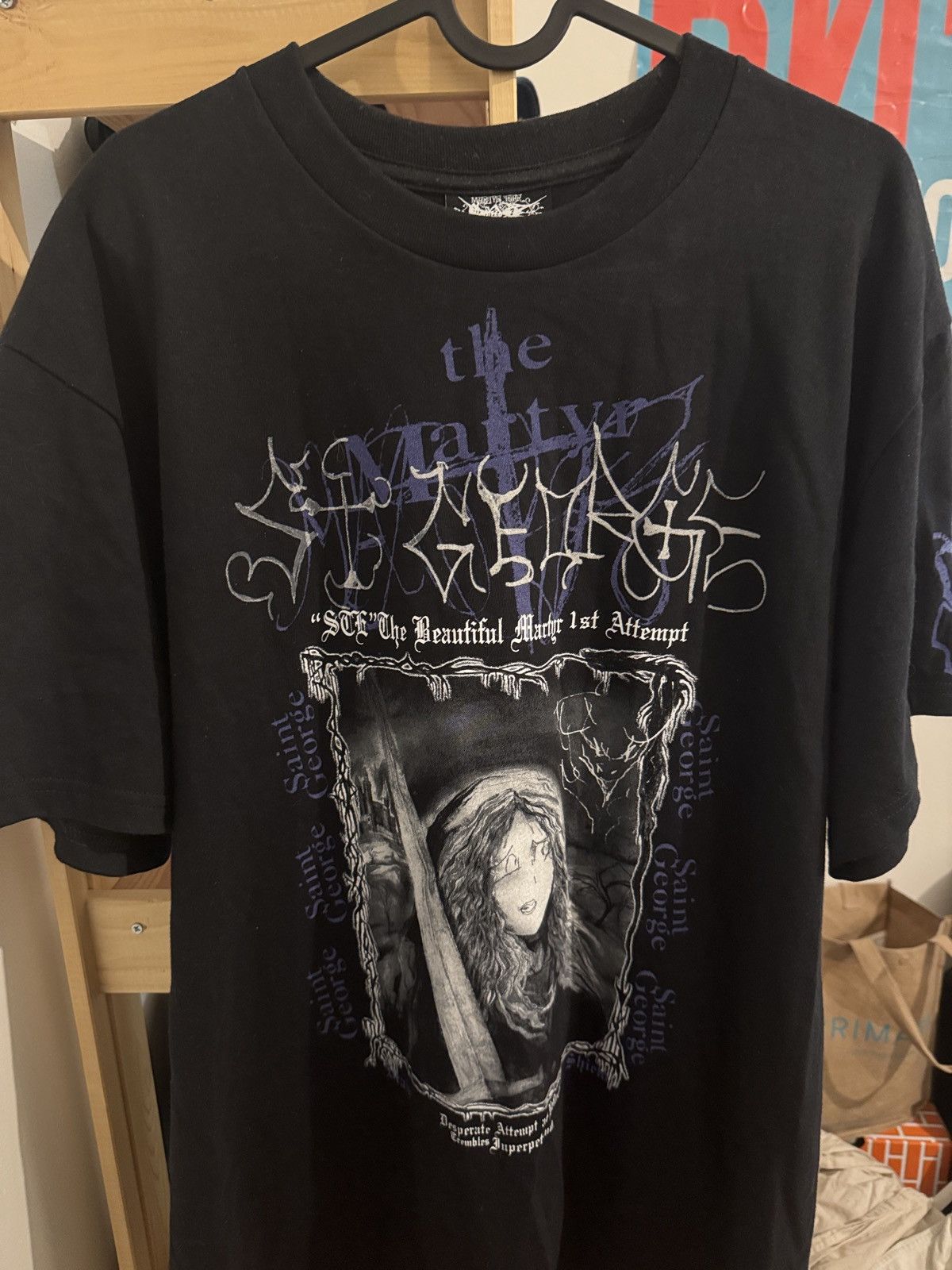 Drain Gang × Sad Boys Bladee martyr tour merch | Grailed