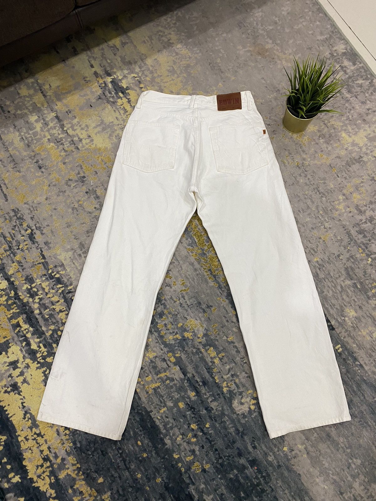 Edwin Vintage Cream Edwin 505 Button Fly Selvedge Made in Japan | Grailed