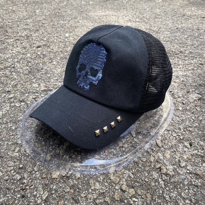 Skulls Skull Trucker Hat by Custom Culture | Grailed