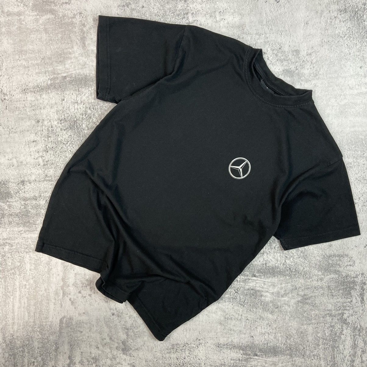 Vintage 00s VINTAGE MERCEDES BENZ Small Logo Racing Tee Basic | Grailed