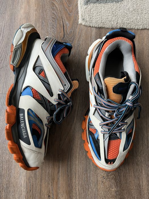 Balenciaga Balenciaga Track Trainer blue orange size 11 EU 44 | Grailed