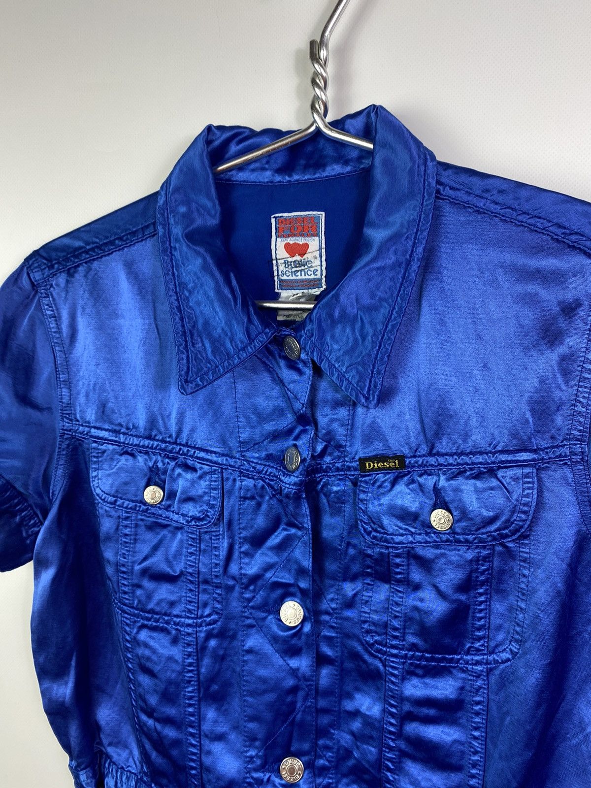 Diesel Rare DIESEL 90’s blue metallic | Grailed