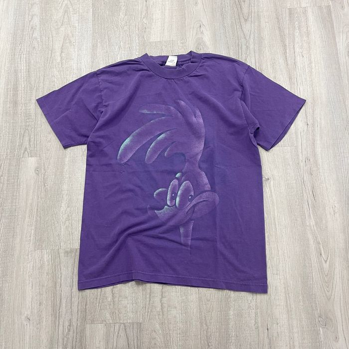 Vintage VINTAGE 90s Looney Tunes Six Flags Road Runner Shirt | Grailed