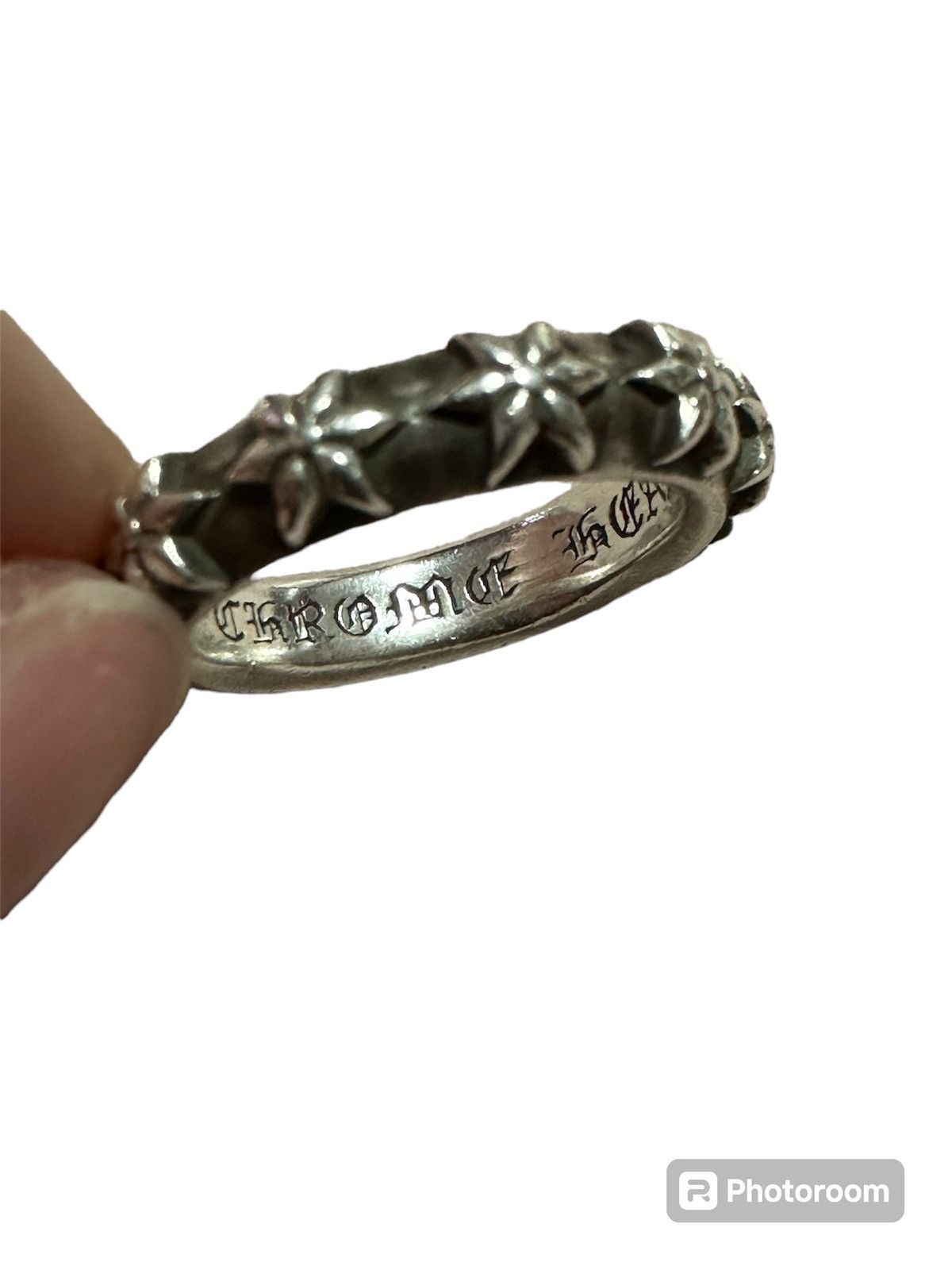 Chrome Hearts Chrome Hearts Star Band Ring | Grailed